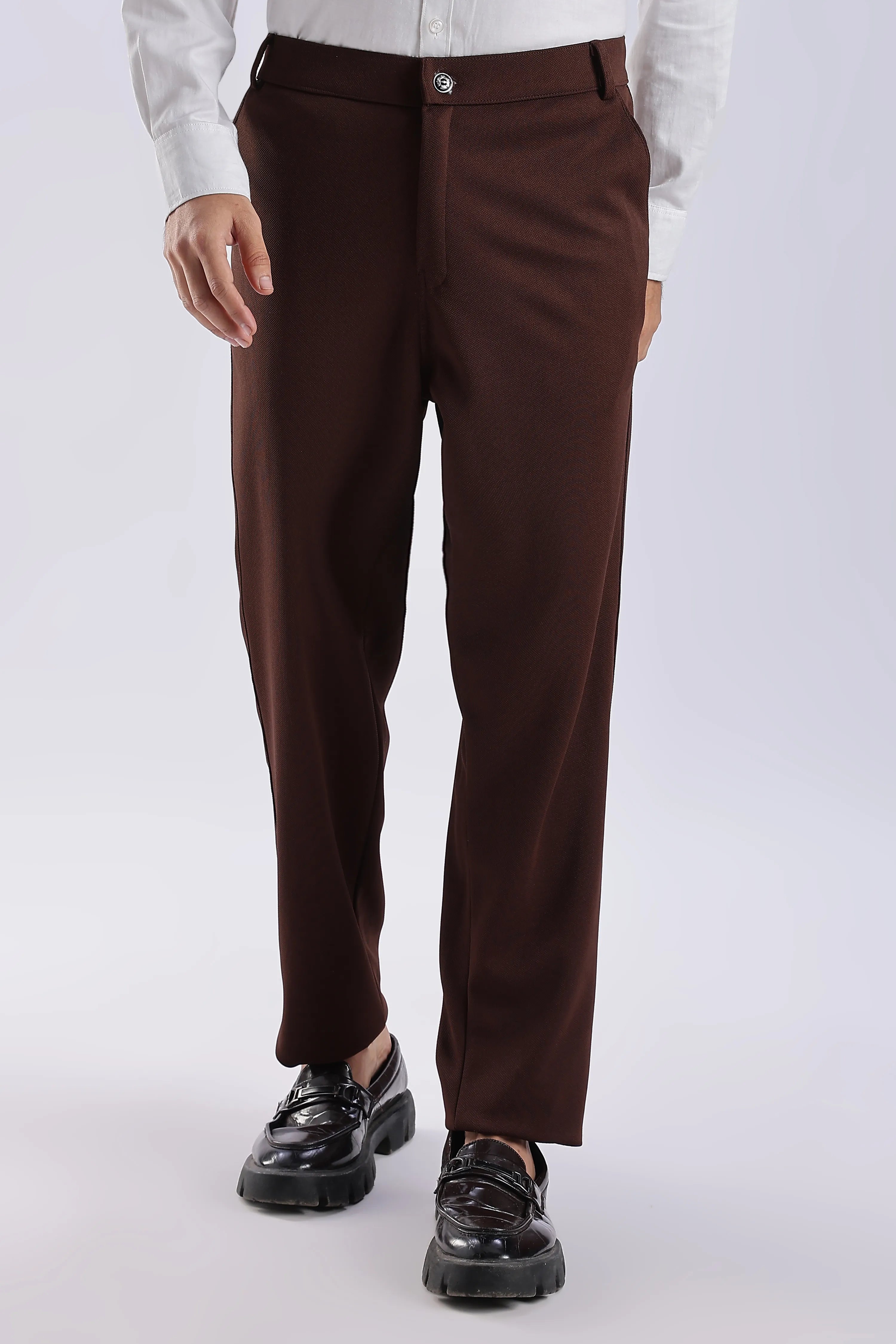 Dark Coffee Everyday Stretch Pant for Men – Diruno Fashion